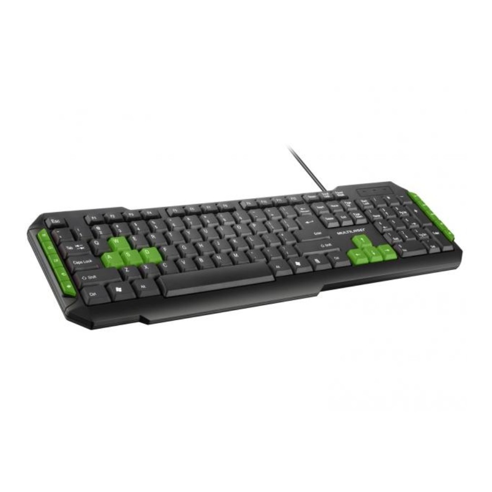 TECLADO MULTILASER GAMER TC201 VD - Lucidata