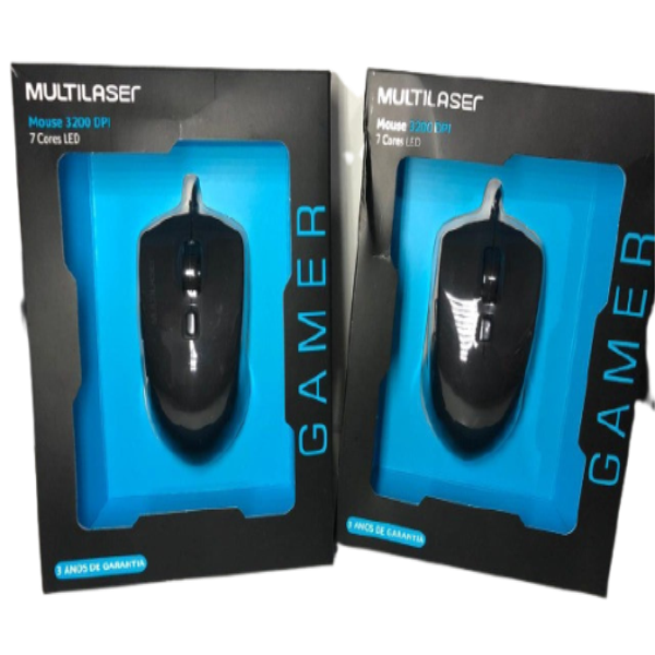 MOUSE MULTILASER MO276 AZ GAMER - Lucidata